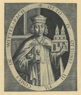 OTTO IV., Graf von Scheyern (1090-1156). - Otto IV Ottonis III Fil ...