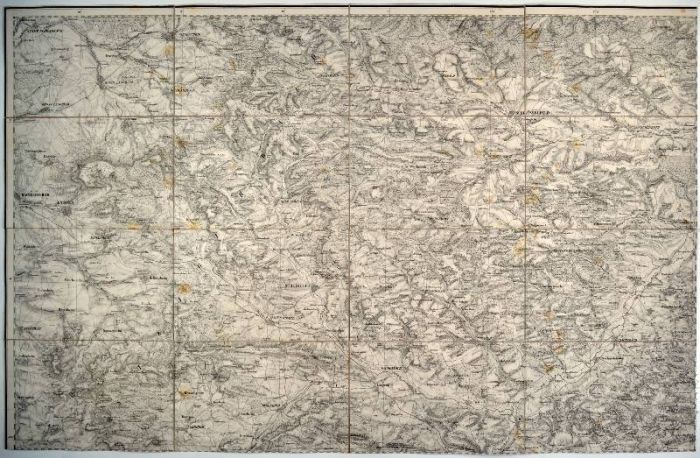 SCHEINFELD. - Karte. - Karte des Gebietes zwischen Nordheim ...