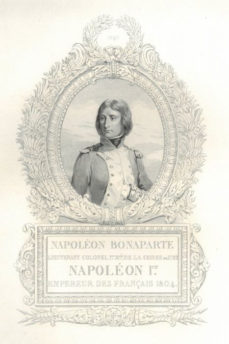 NAPOLEON (1769 - 1821). - "Napoléon Bonaparte Lieutenant Colonel 1er ...