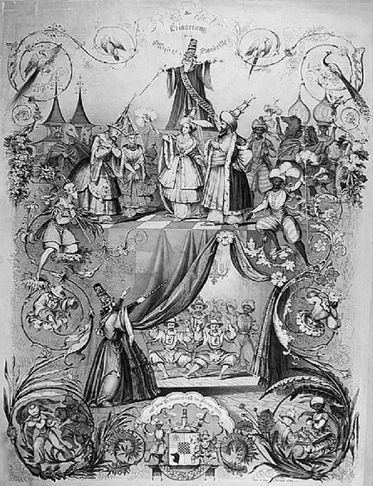 MÜNCHEN. - Maskenball. - "Zur Erinnerung an die Officiers-Quadrille auf ...